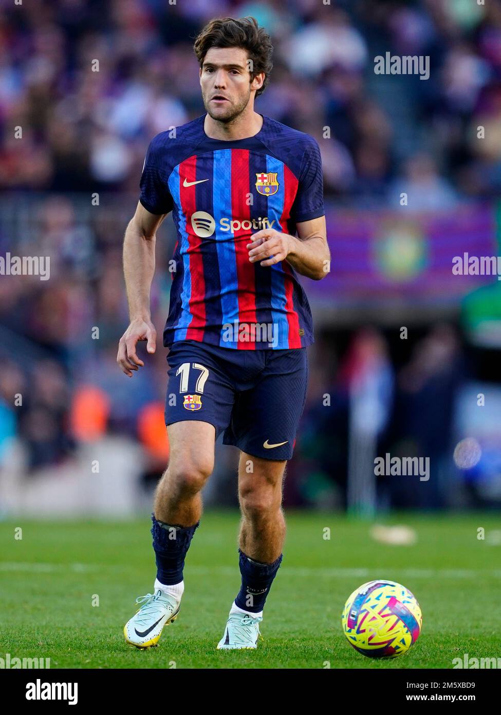 Marcos Alonso of FC Barcelona during the La Liga match between FC ...