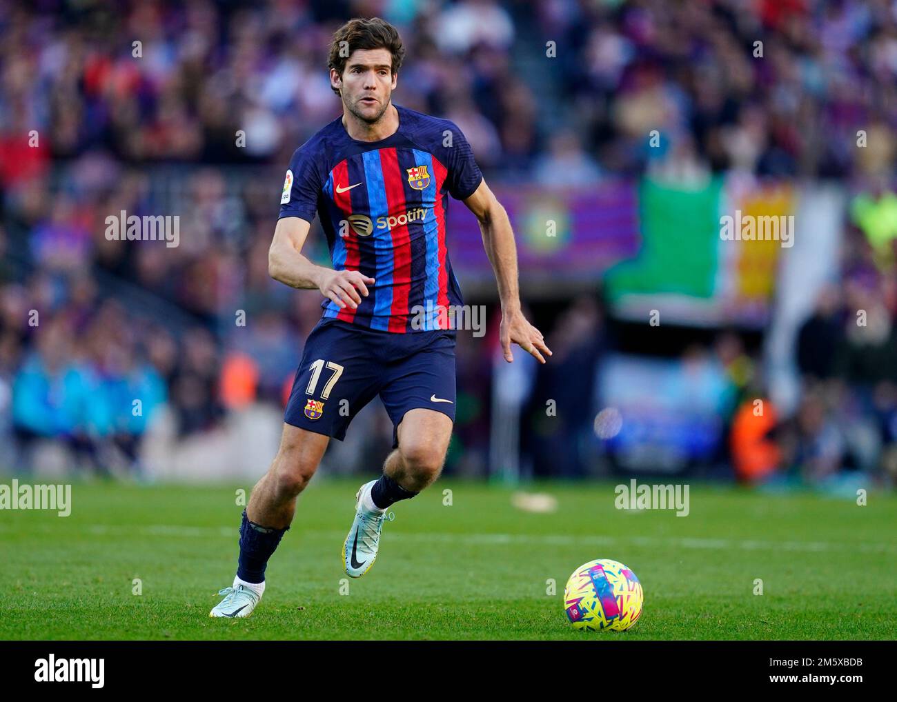 Marcos Alonso of FC Barcelona during the La Liga match between FC ...