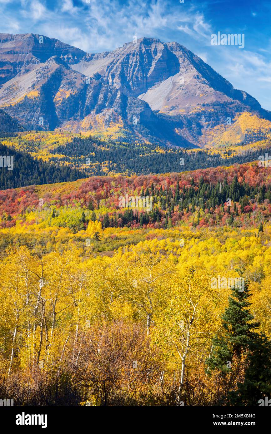 Fall color in blue ridge mountains hi-res stock photography and images ...