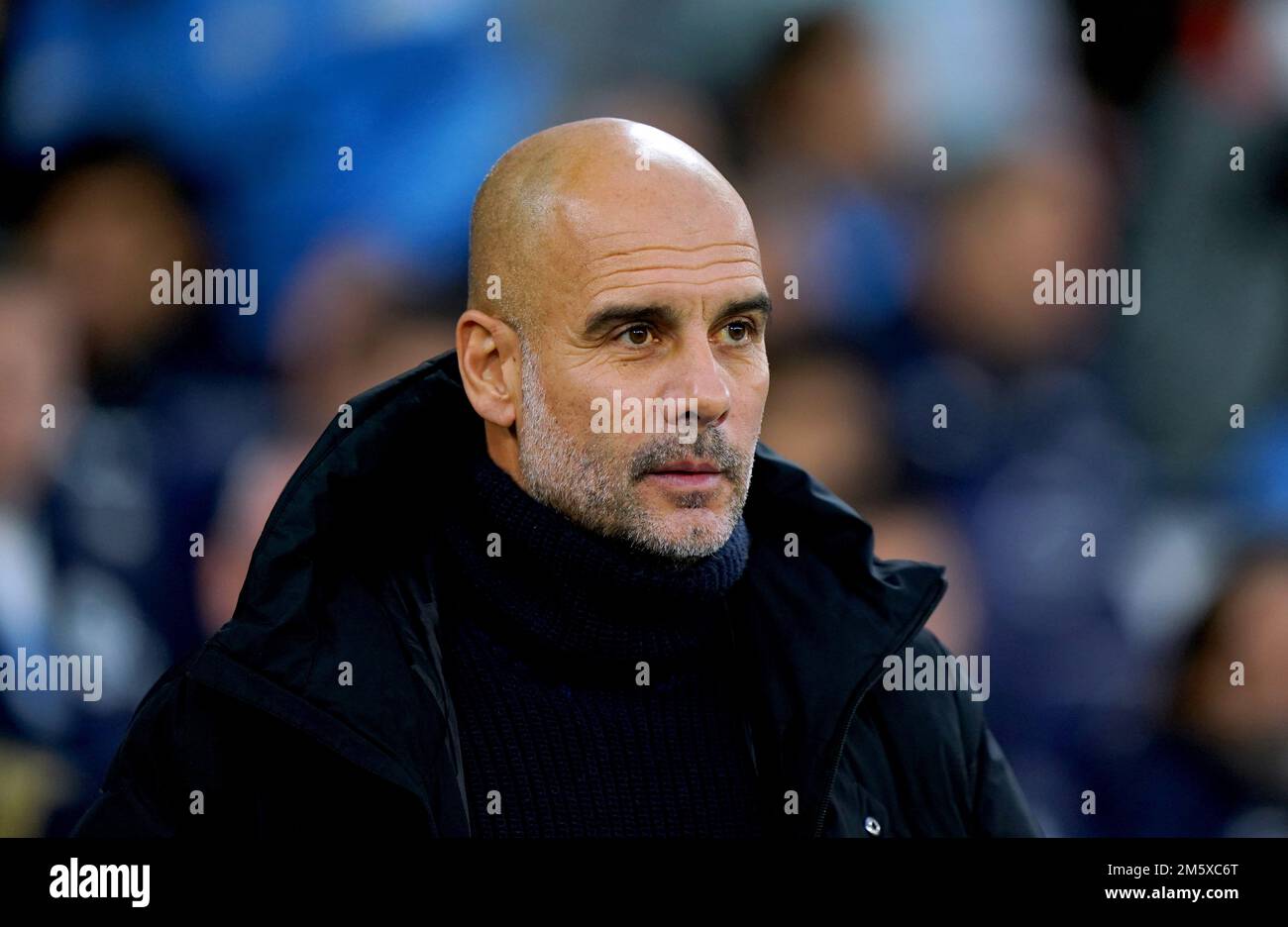 Manchester City manager Pep Guardiola ahead of the Premier League match ...