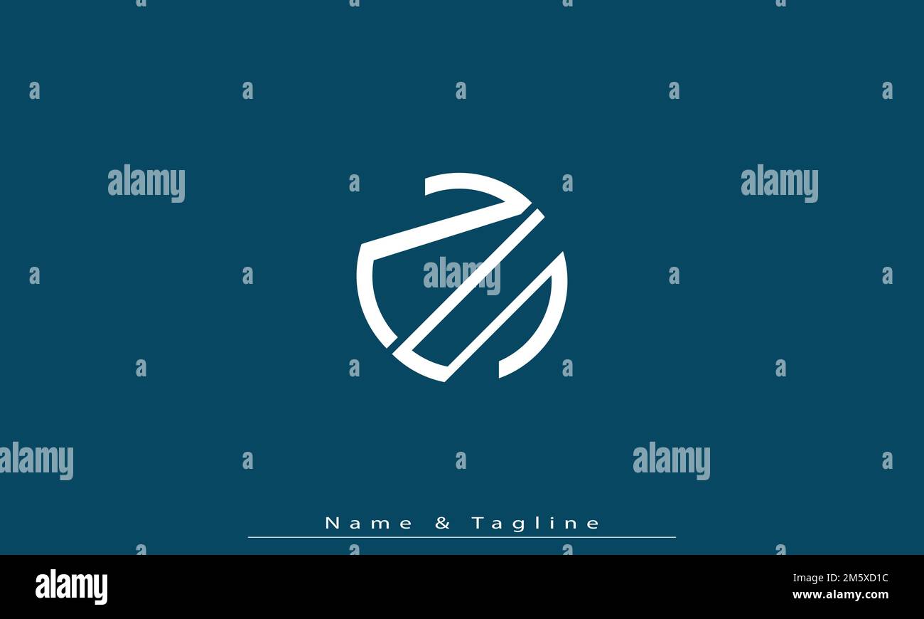 Alphabet letters Initials Monogram logo NS , SN Stock Vector Image ...