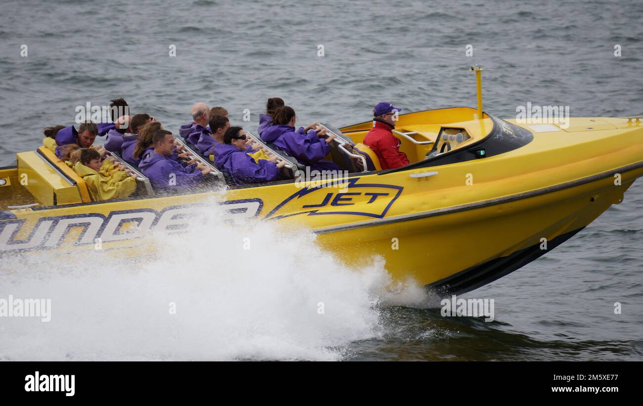 Sydney Harbour Jet Boat Stock Photo - Alamy