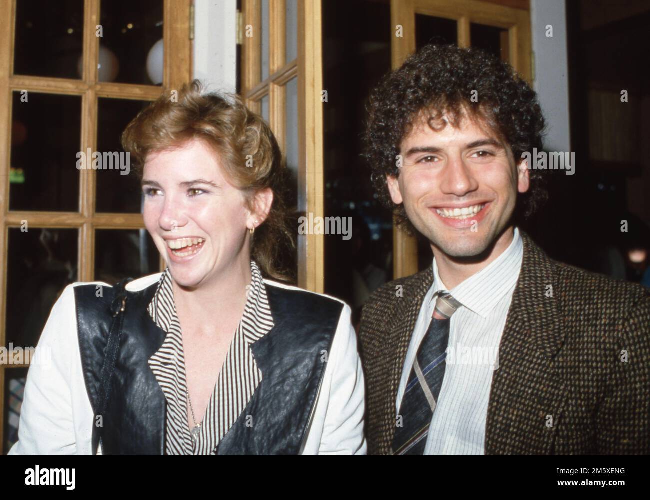 Melissa Glibert and Jon Caliri at Bono's Restaurant on April 27, 1983 ...