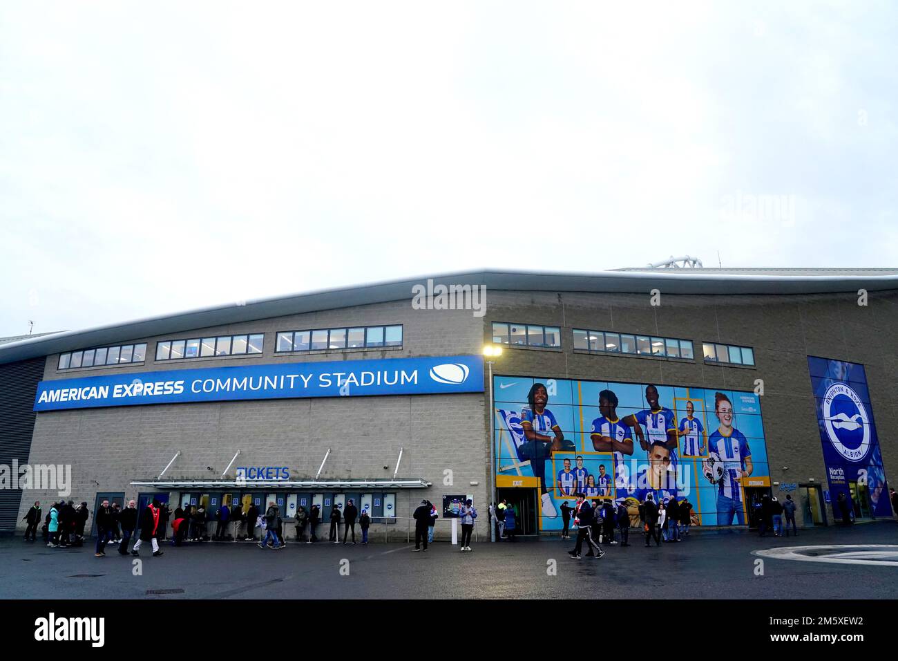 A general view of the stadium ahead of the Premier League match at the ...
