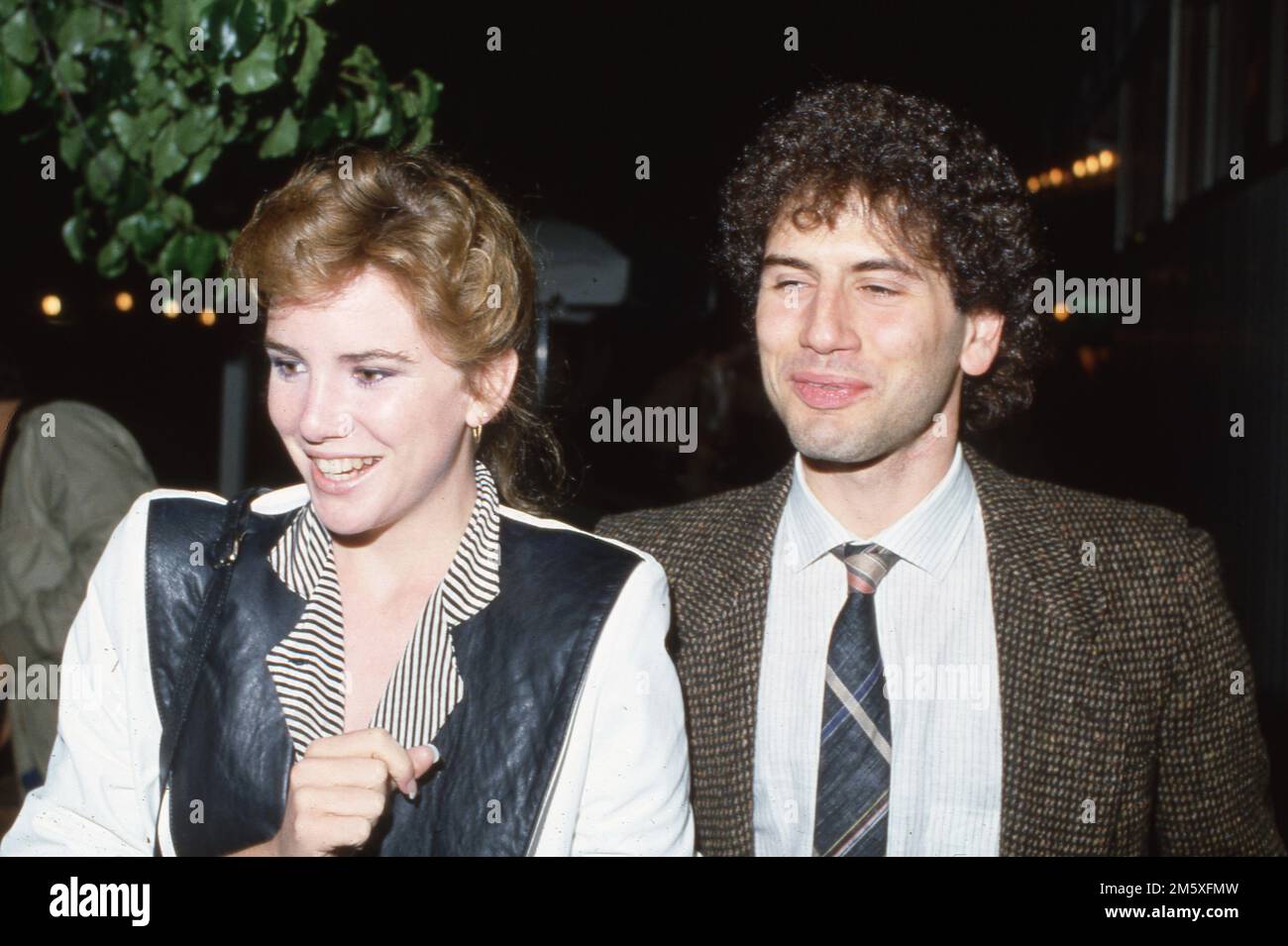 Melissa Glibert and Jon Caliri at Bono's Restaurant on April 27, 1983 ...