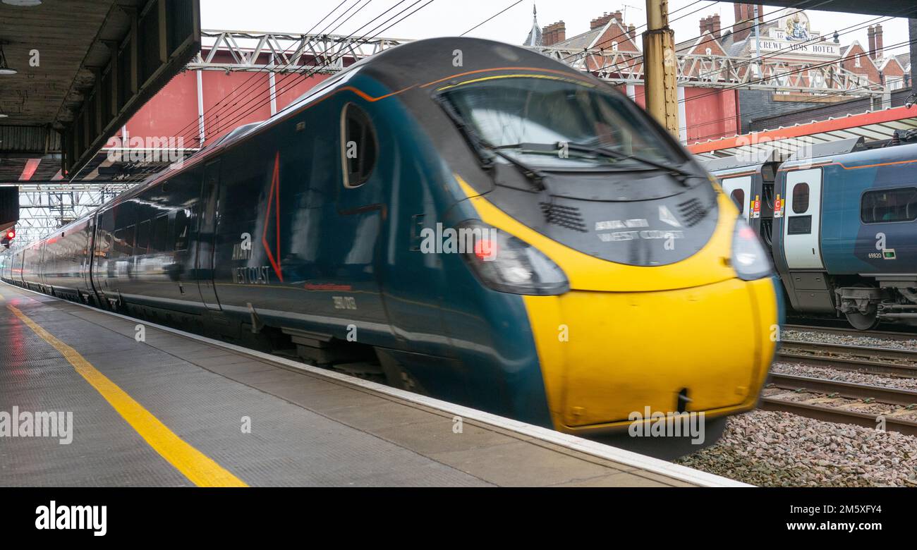 The Crewe Arms Hotel, as veiwed from Crewe Train Station in December ...