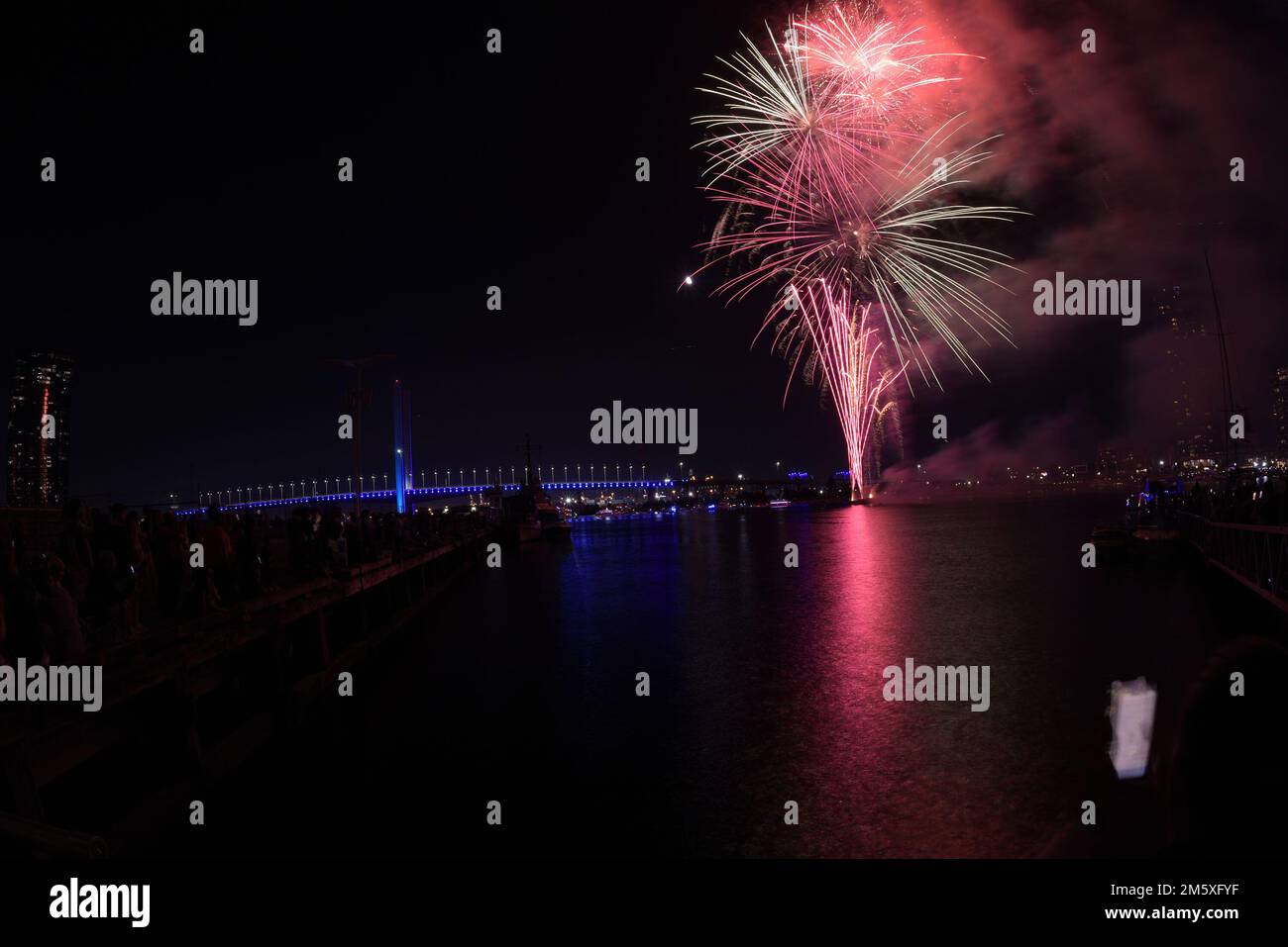 Melbourne, Australia. 01st Jan, 2023. A large number of people watching ...