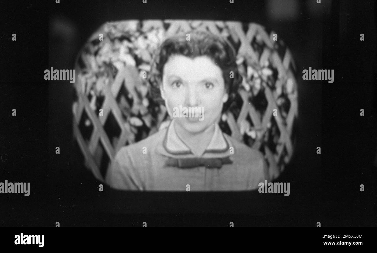 Evening presenter Black and White Stock Photos & Images - Alamy