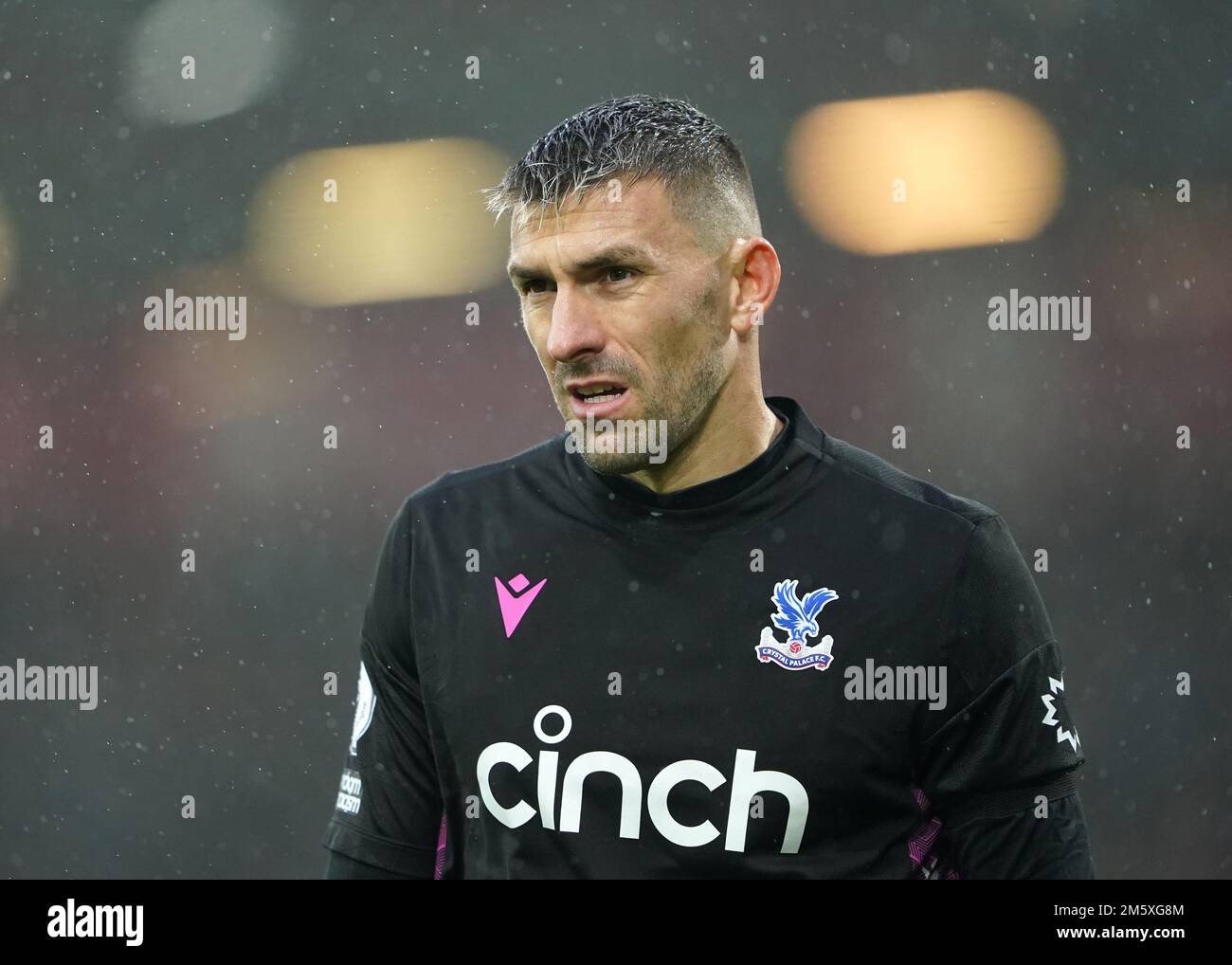 Crystal Palace goalkeeper Vicente Guaita during the Premier League ...