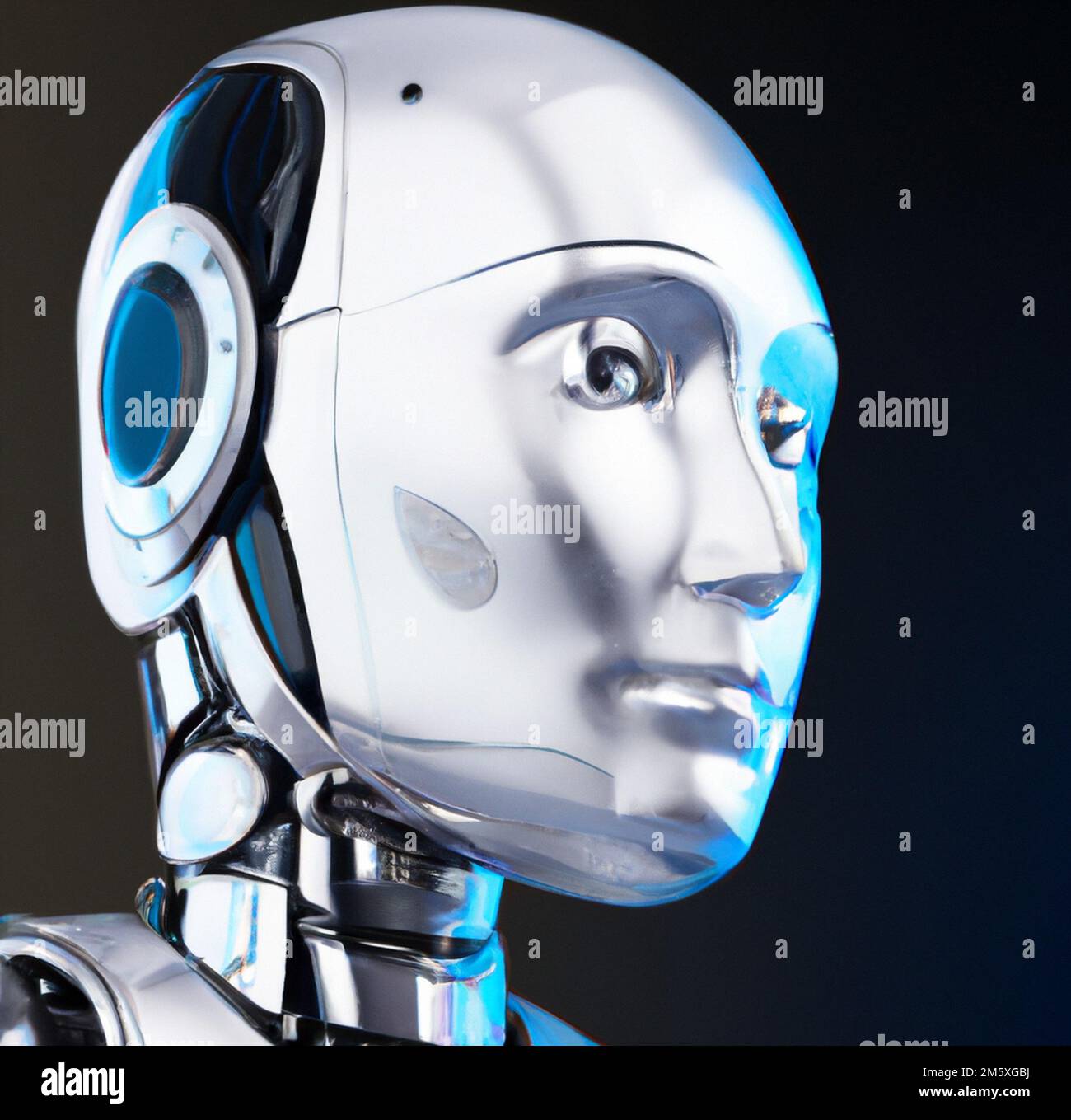 Ai future robot person hi-res stock photography and images - Alamy