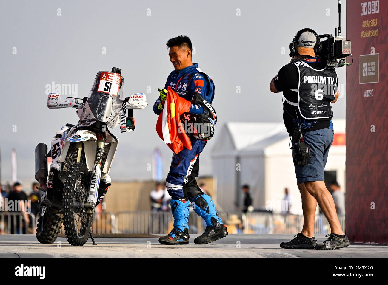 Yanbu, Saudi Arabia. 31st Dec 2022. 58 MIN ZHANG (chn), Wu Pu Da Hai Dao Rally Team, Moto ...
