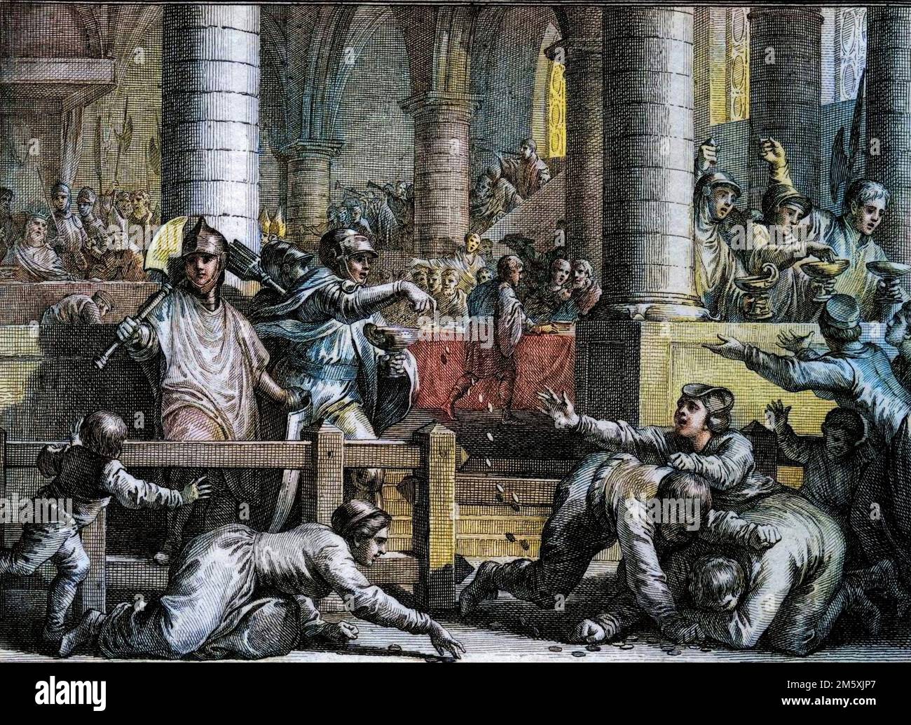 France, epoque carolingienne : cours pleniere (fete celebree deux fois ...