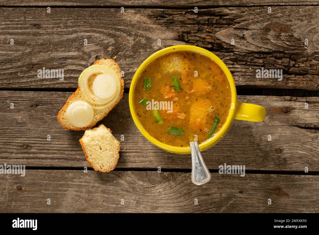 Hot cup of soup hi-res stock photography and images - Alamy