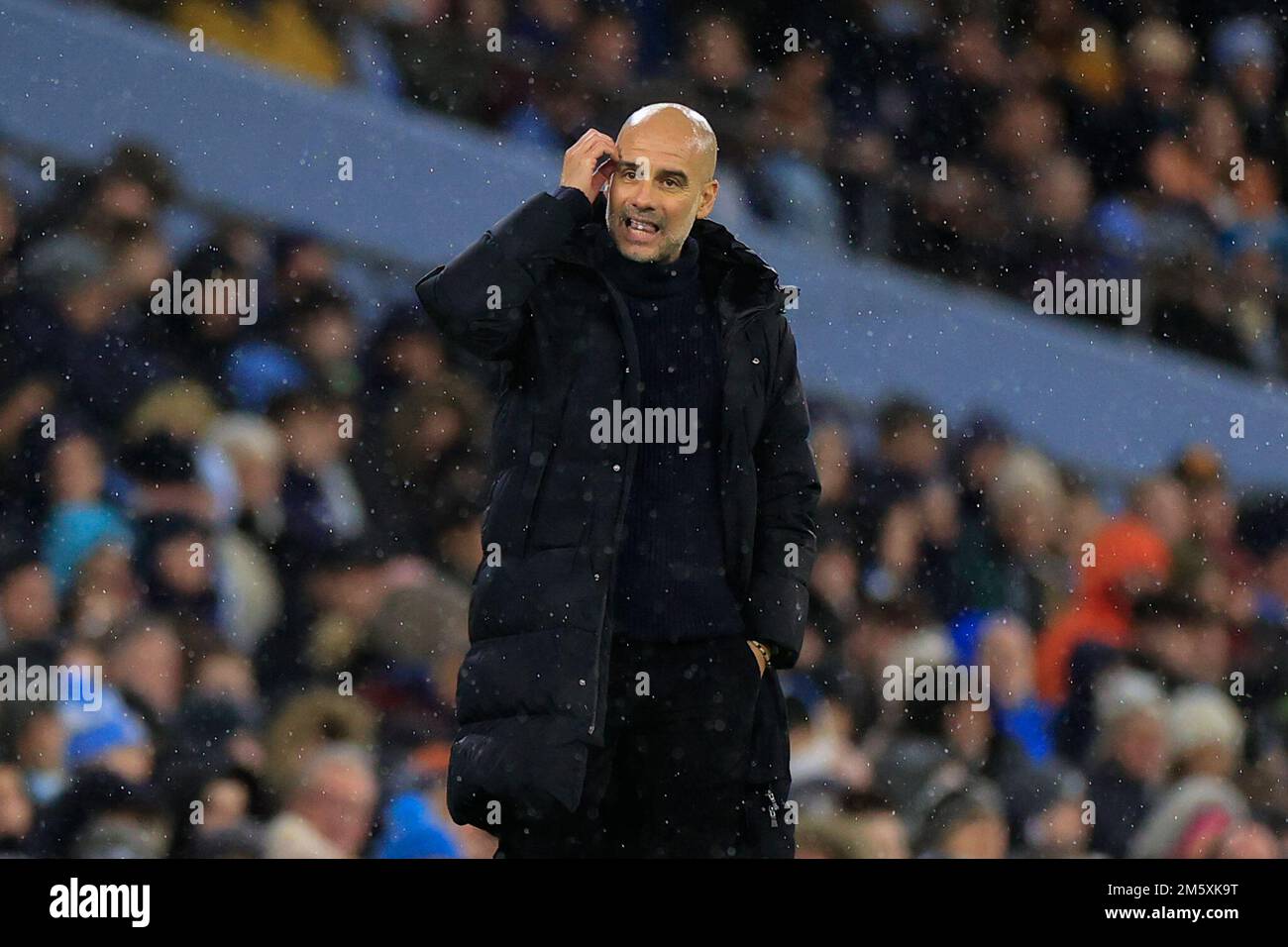 Manchester, UK. 31st Dec, 2022. Pep Guardiola the Manchester City ...