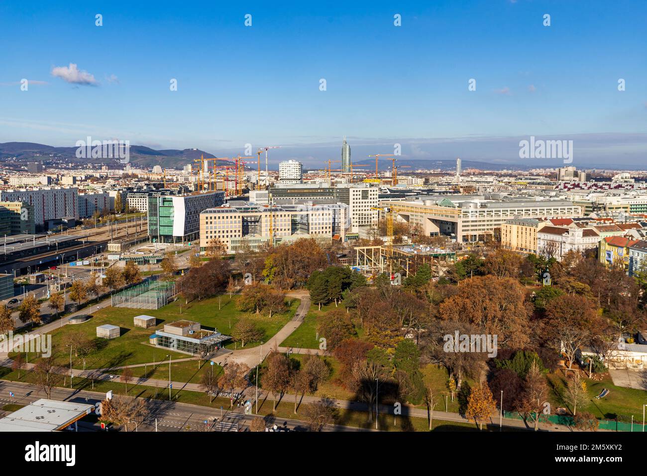 Vienna birds eye view hi-res stock photography and images - Alamy