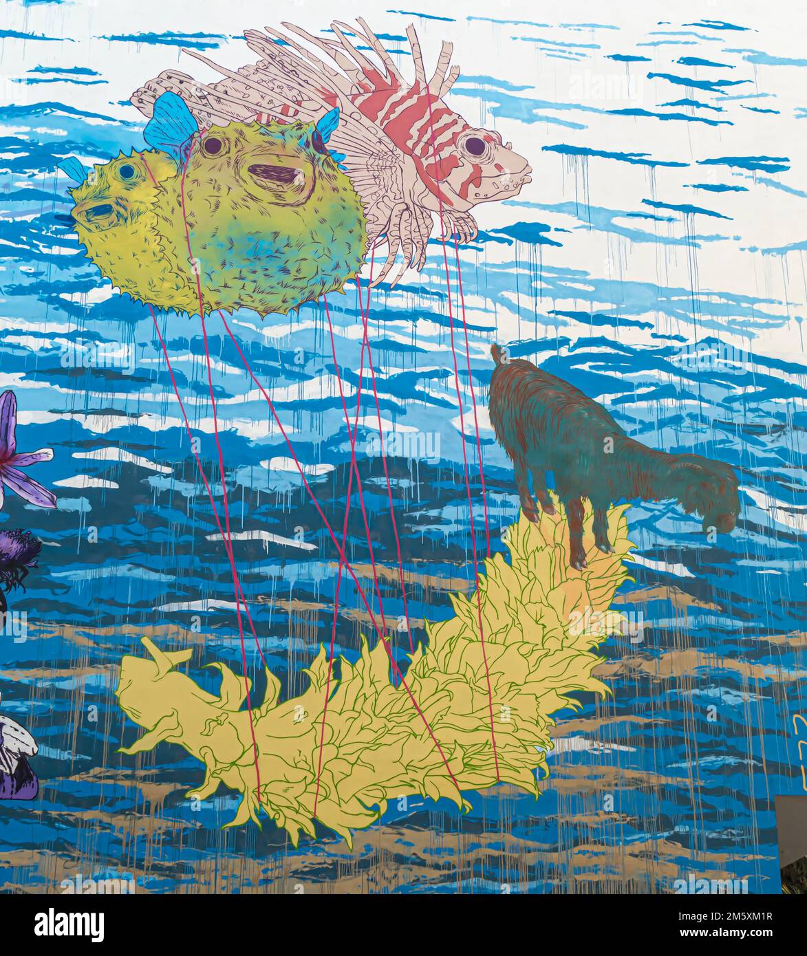 Mural by No More Lies (Kayıhan Fırat), Antalya, Turkey Stock Photo - Alamy