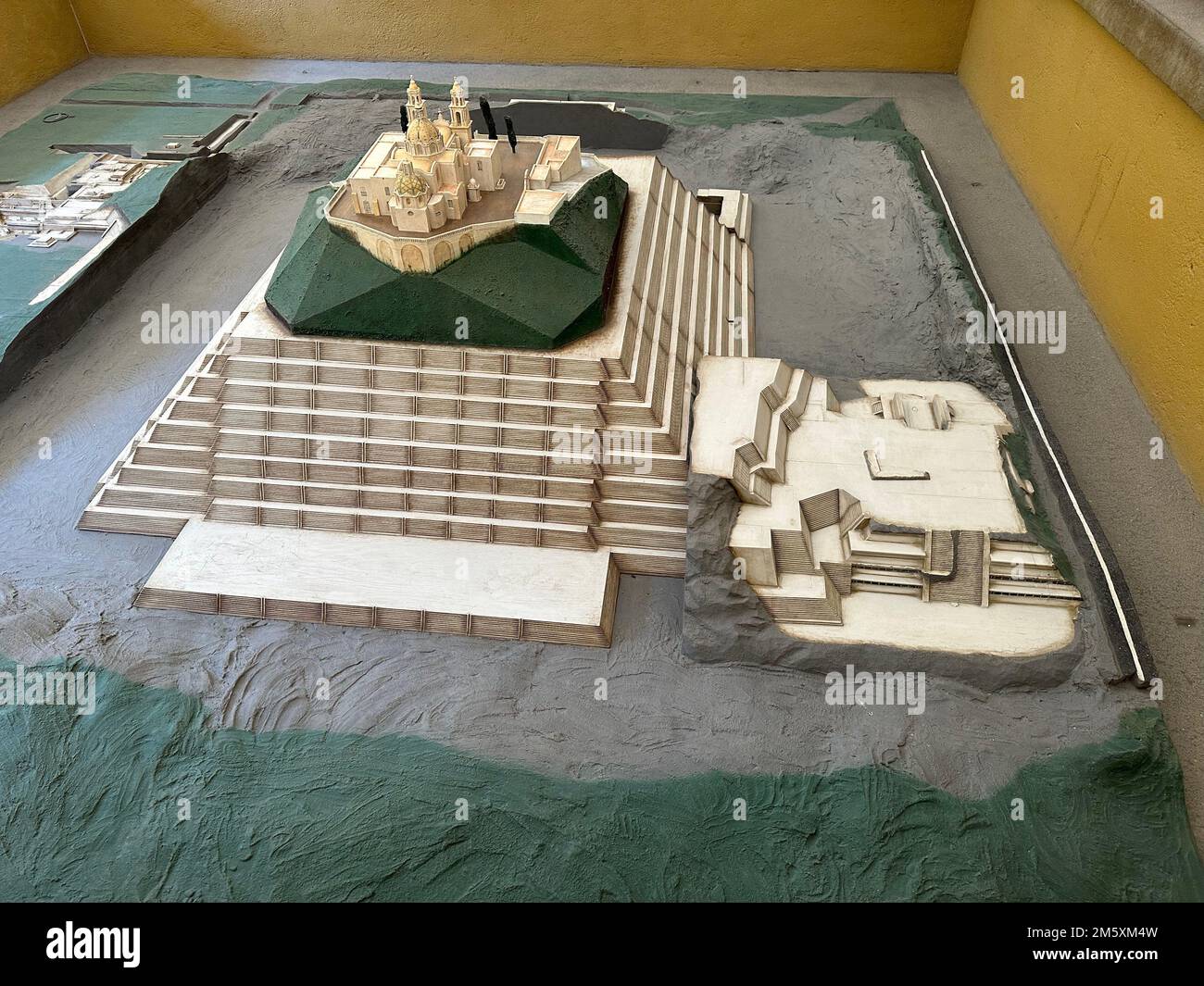 Pyramid of cholula model hi-res stock photography and images - Alamy