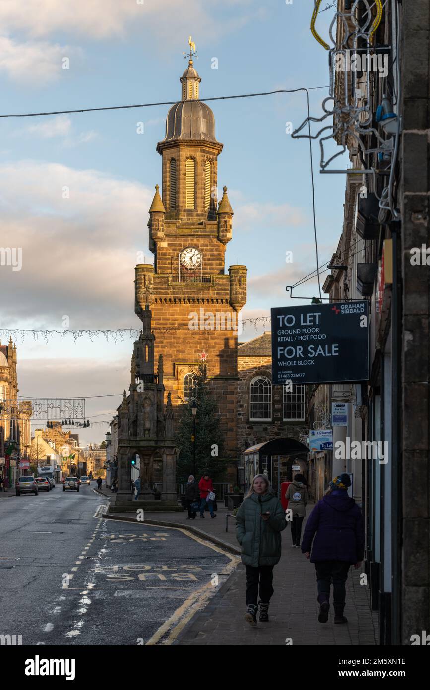 Forres, Moray, UK. 31st Dec, 2022. This shows the last of the sun ...