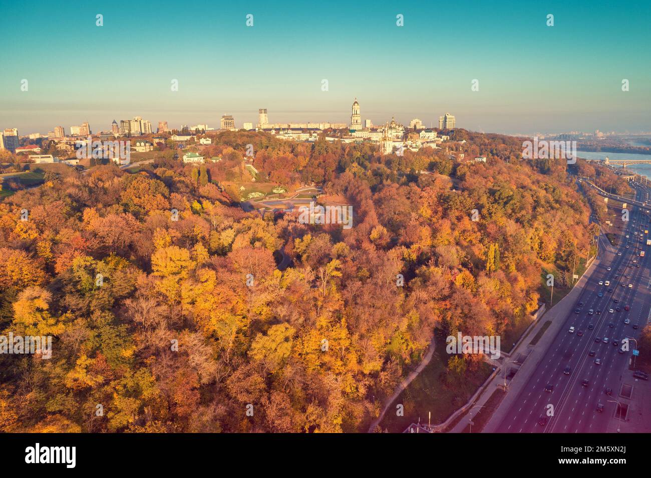 Panoramic skyline view kyiv hi-res stock photography and images - Alamy