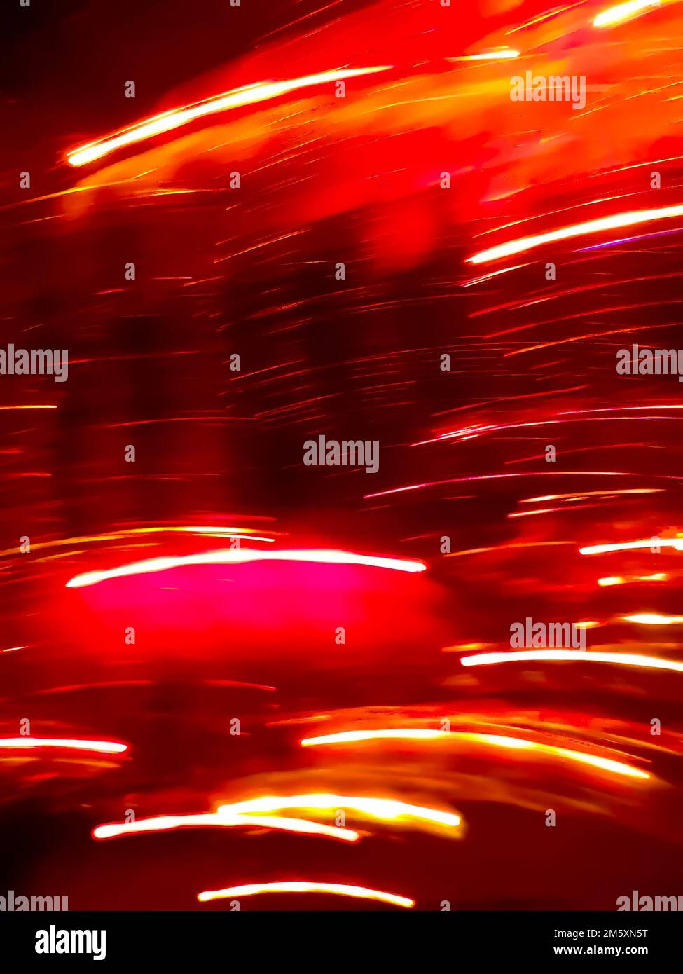 Valentines day vermillion red background. Soft bokeh defocused crimson ...