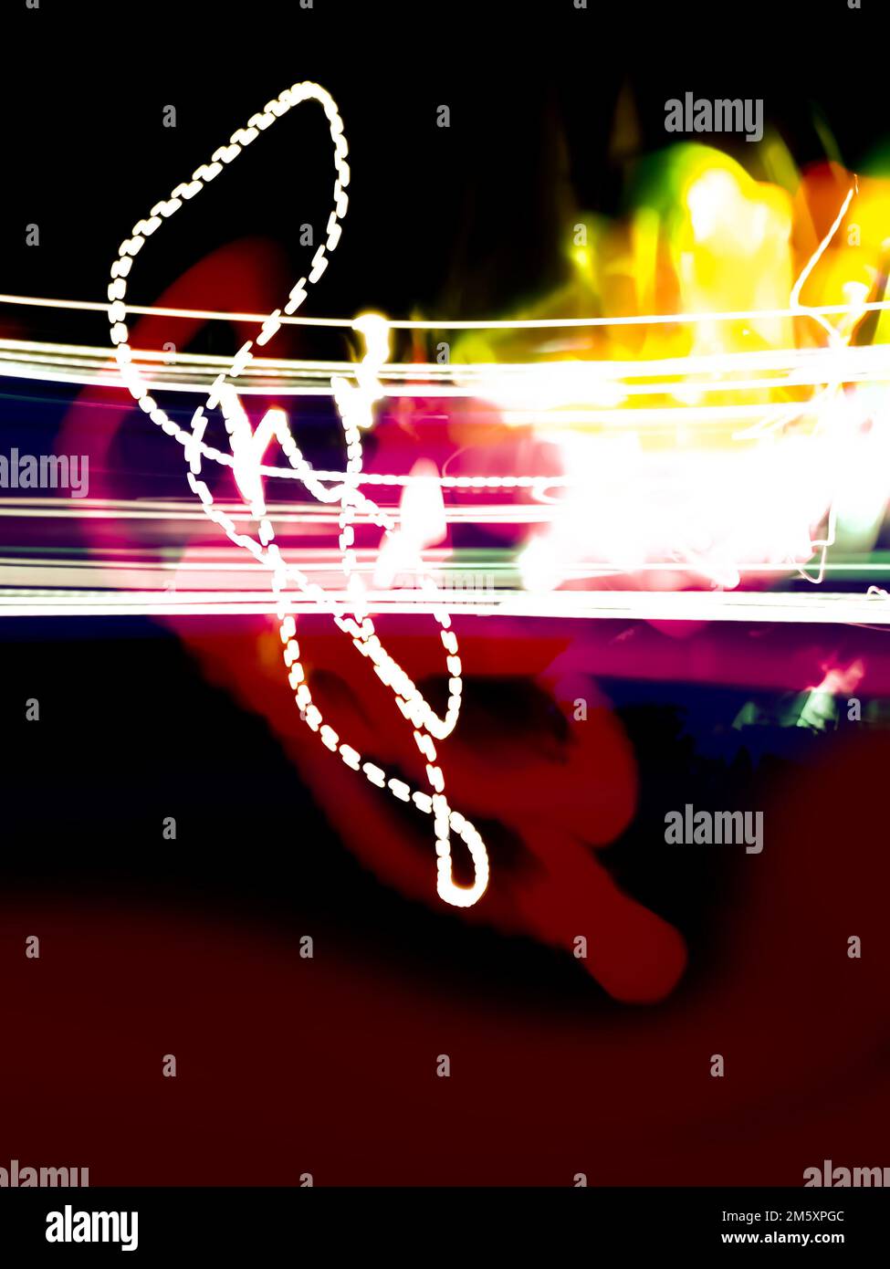 Modern neoned colors light blurred dark backdrop. Soft glowing neon ...