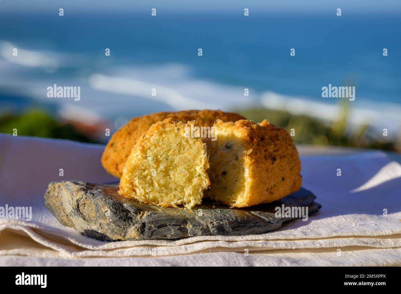 Codfish croquette pastais de bacalhau, traditional portuguese snack ...