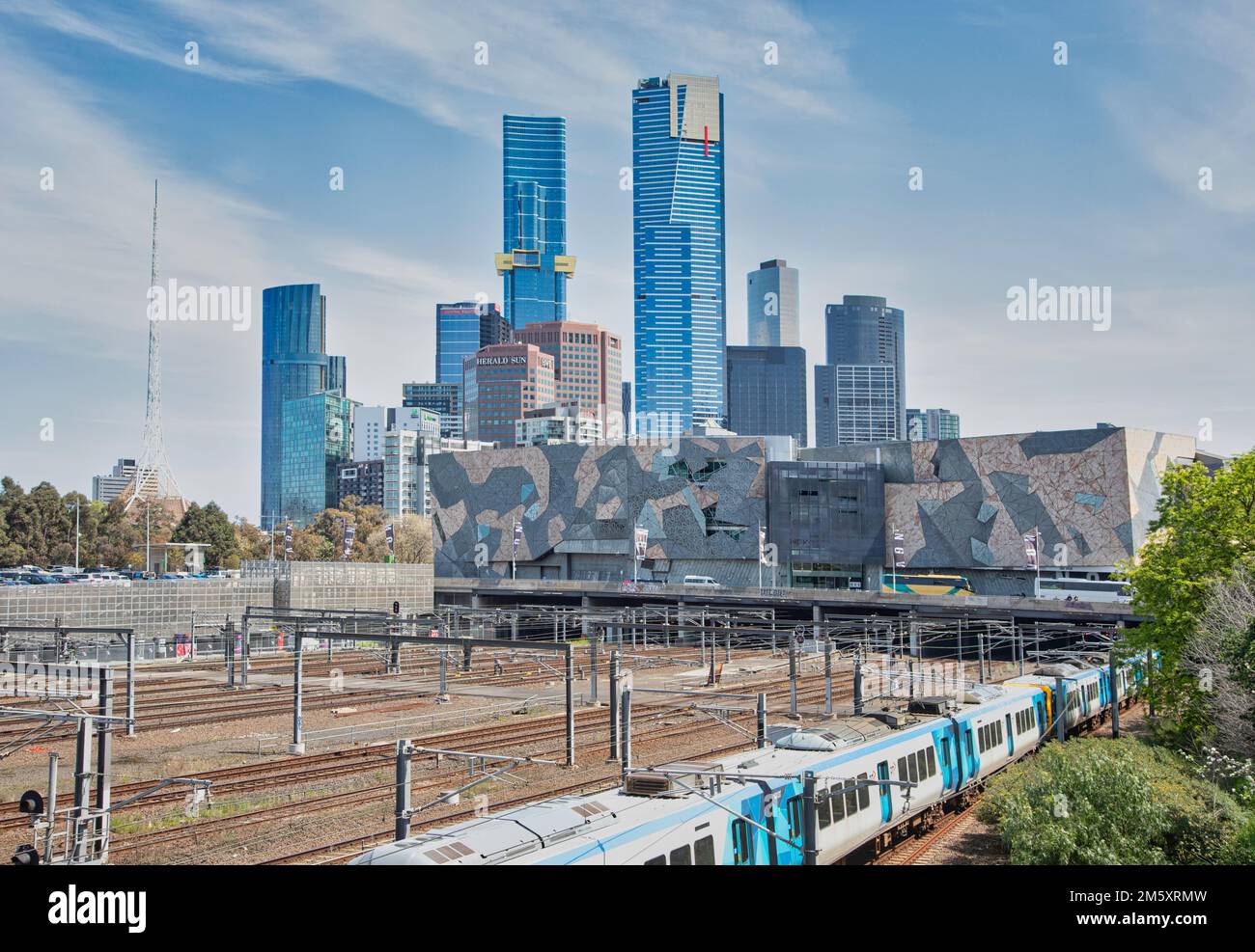 Cityscape of Melbourne Australia Stock Photo - Alamy
