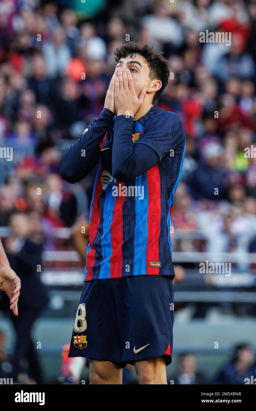Barcelona, Spain. 31st Dec, 2022. Pedri in action during the LaLiga ...