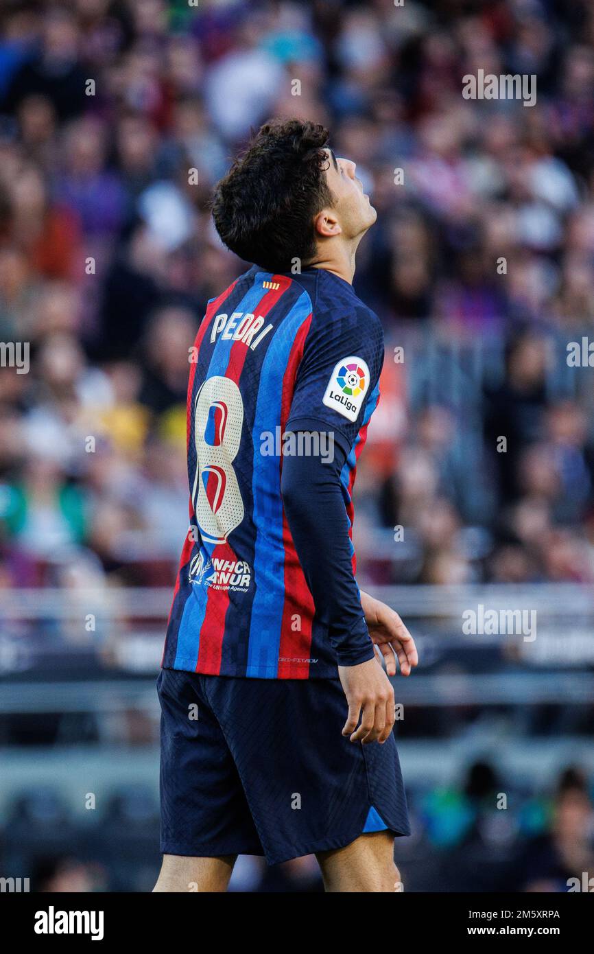 Barcelona, Spain. 31st Dec, 2022. Pedri in action during the LaLiga ...