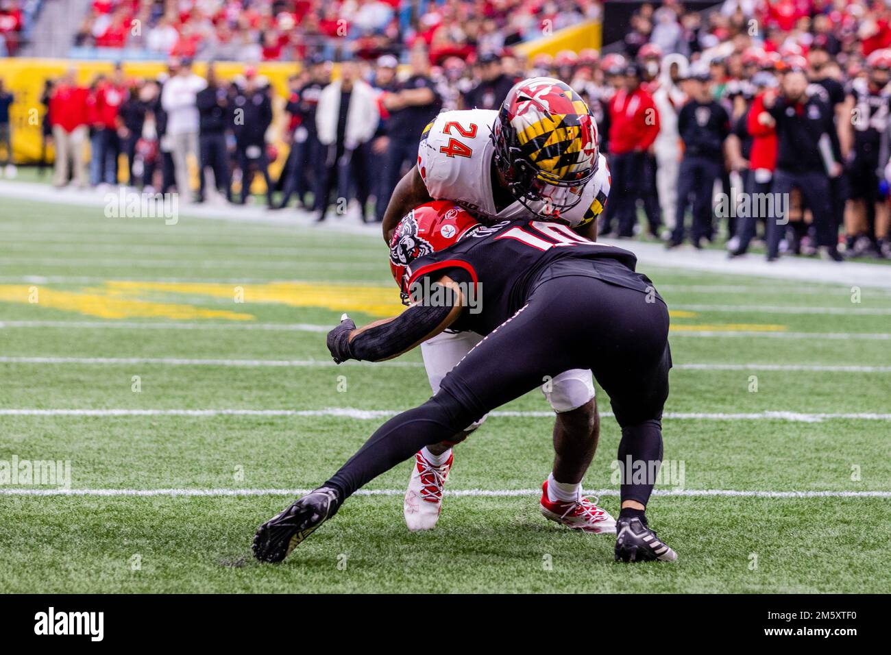 Charlotte, NC, USA. 30th Dec, 2022. Maryland Terrapins running back ...