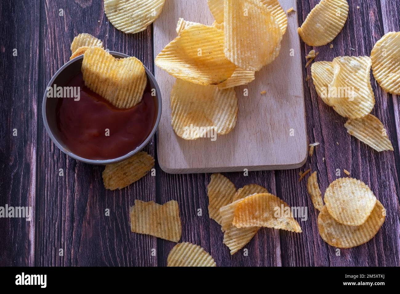 Potato chips and drink hi-res stock photography and images - Alamy