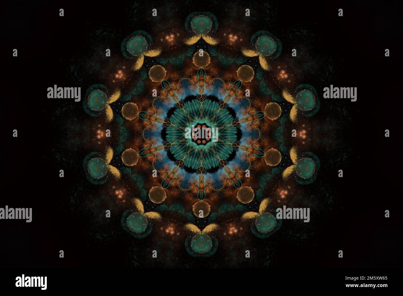 universal cosmic mandala for meditation, higher intelligence, mandala ...