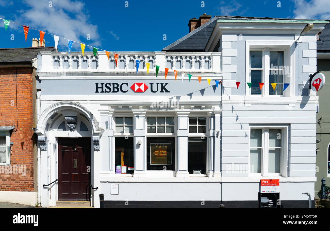 HSBC Bank, Bishops Castle, Shropshire, England, Originally a Branch of ...