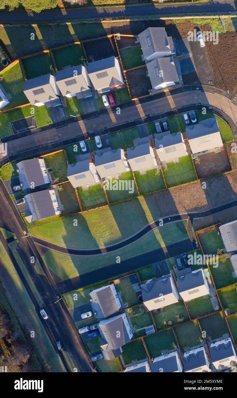 New housing development building houses for increased demand in rural ...