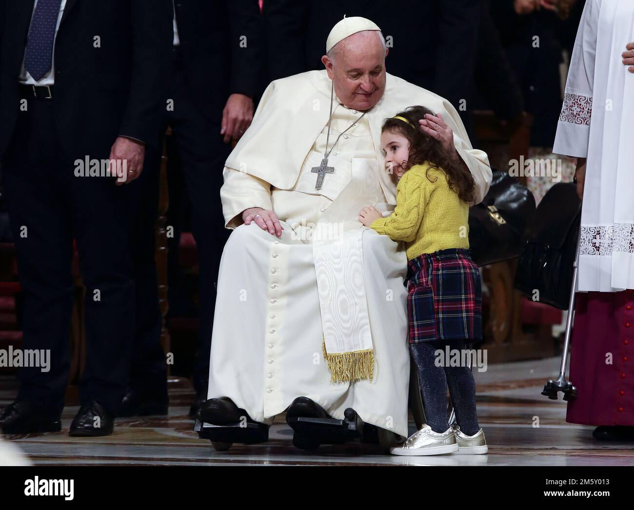 December 31, 2022 - POPE FRANCIS leads first Vespers of the Solemnity ...