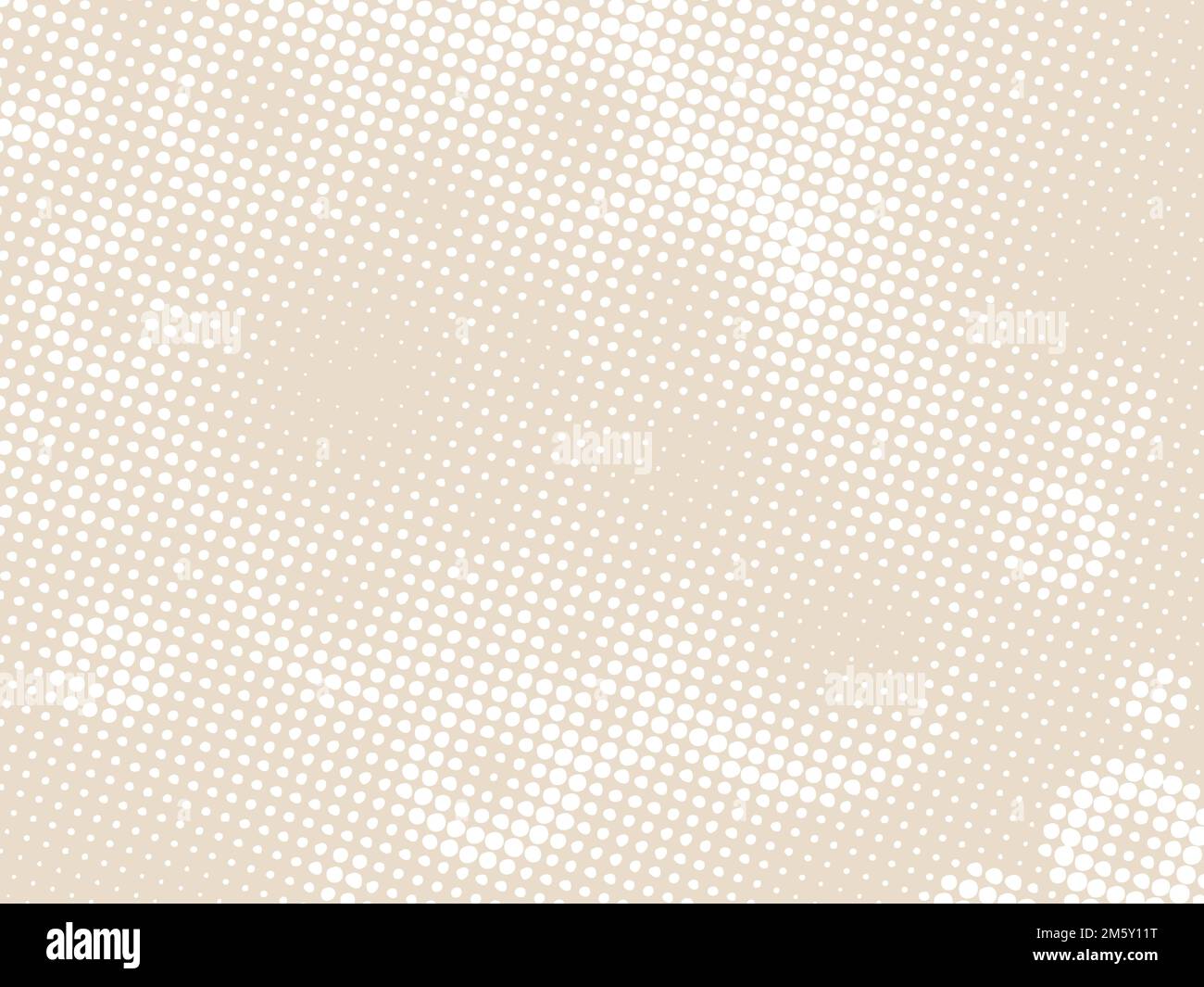 White dots on beige background. Pastel pop art backdrop. Whimsical ...