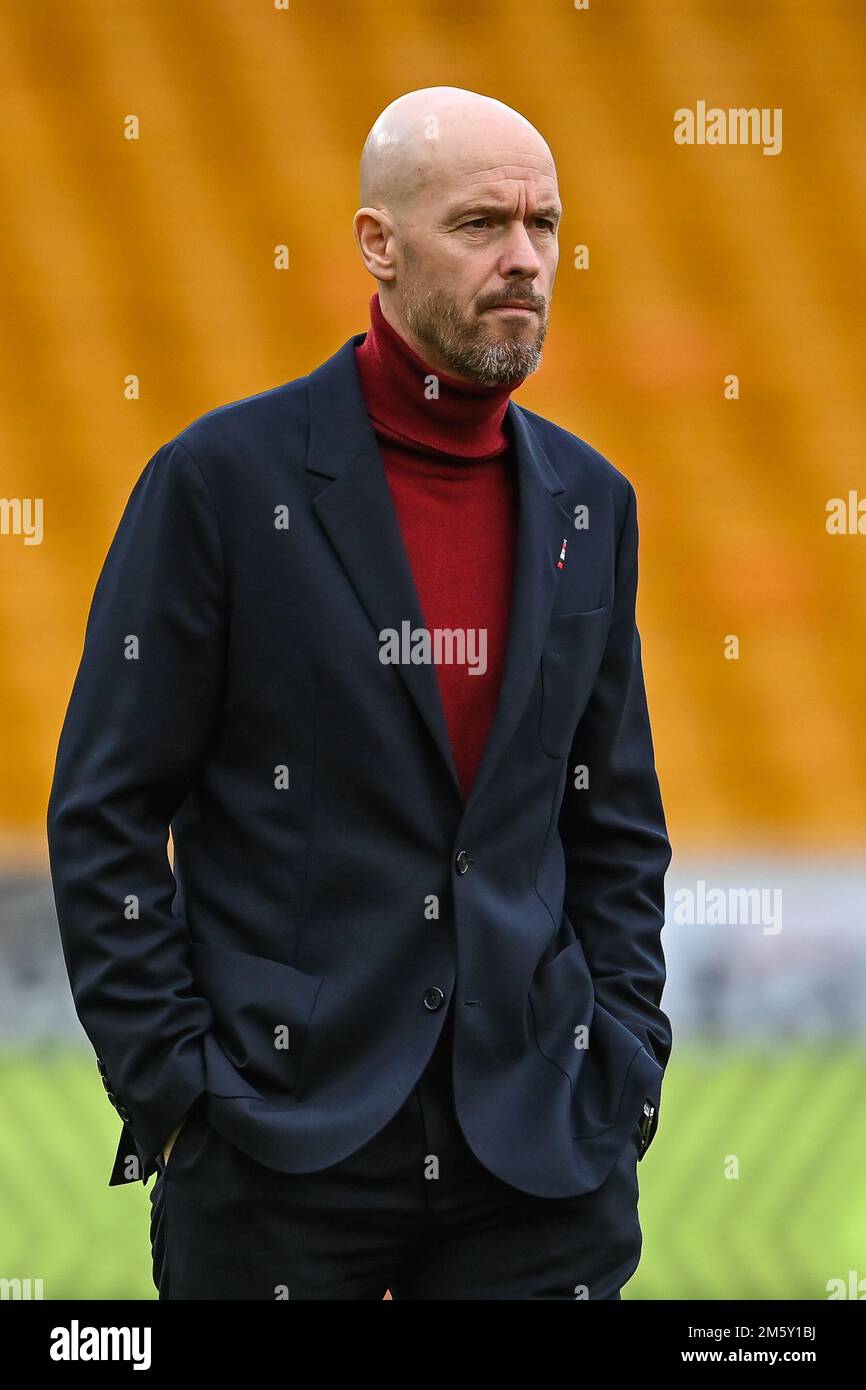 Erik Ten Hag Manager Of Manchester United Arrives Ahead Of The Premier
