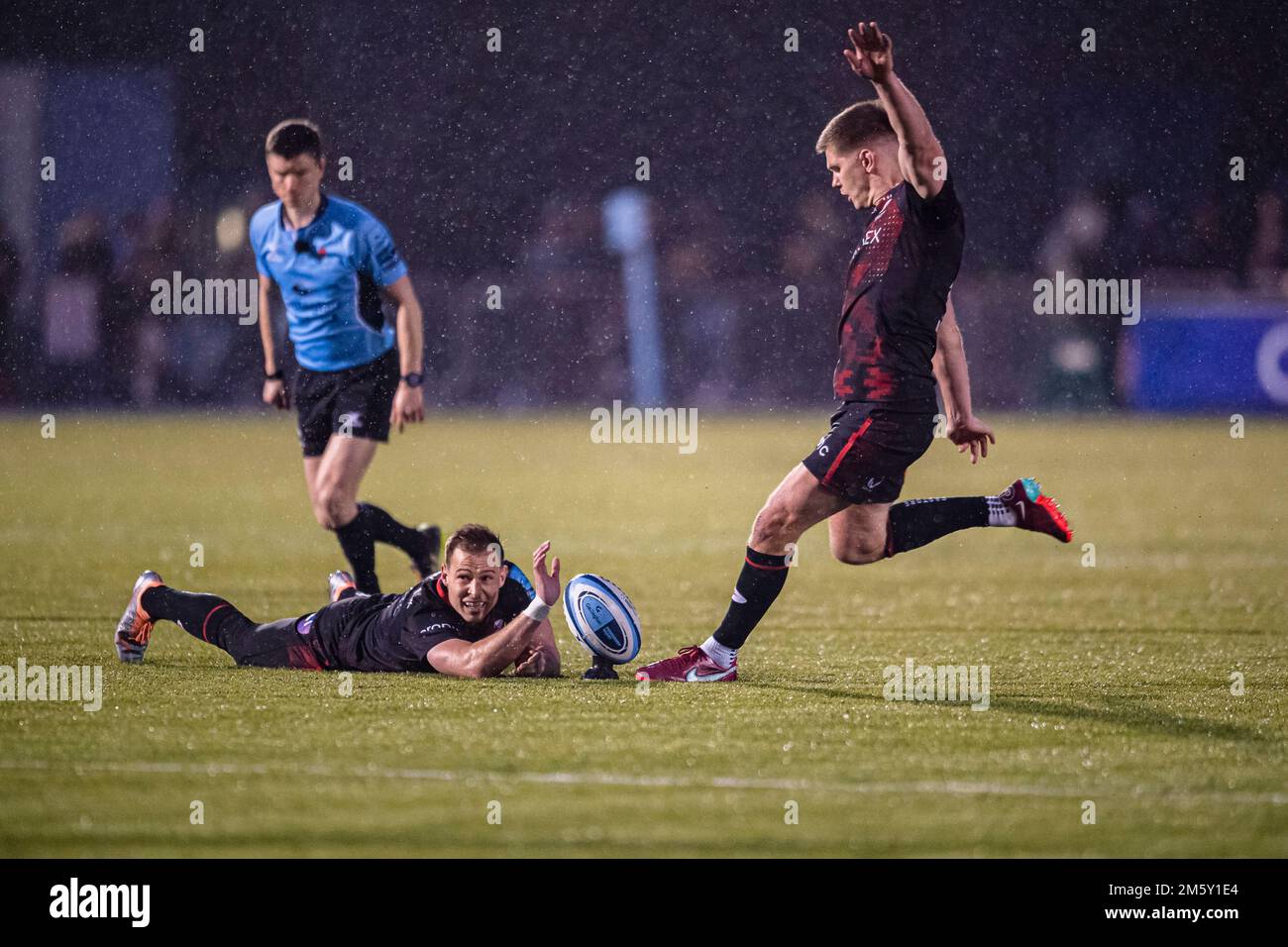 LONDON, UNITED KINGDOM. 31st, Dec 2022. Owen Farrell (Capt.) takes a ...