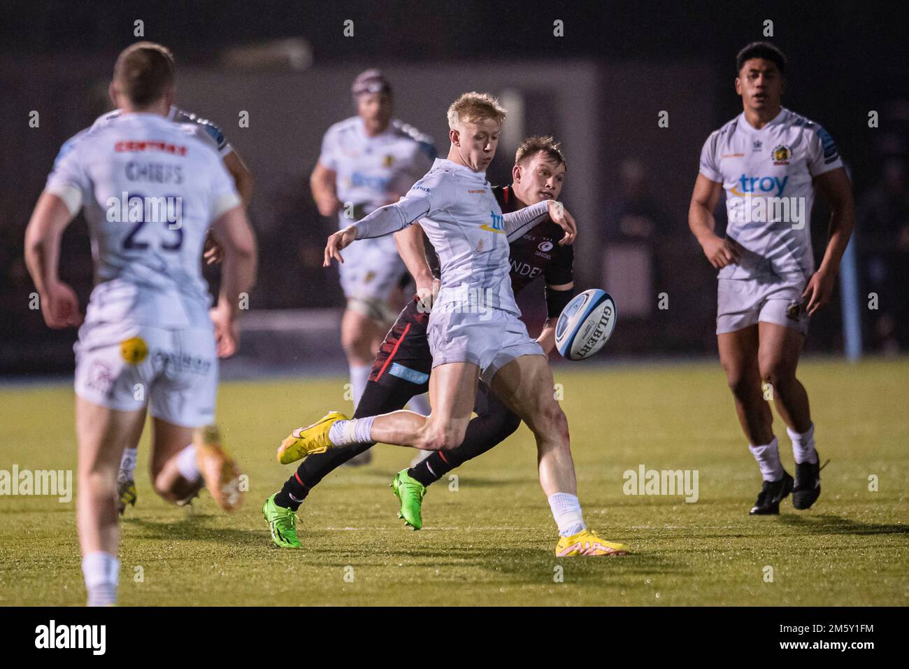 LONDON, UNITED KINGDOM. 31st, Dec 2022. Josh Hodge of Exeter Chiefs ...