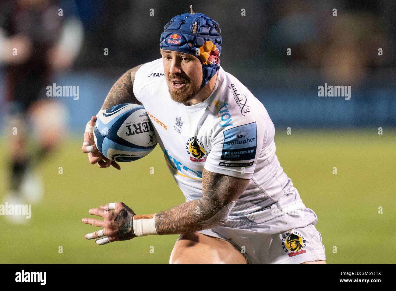 Jack Nowell #14 of Exeter Chiefs during the Gallagher Premiership match ...