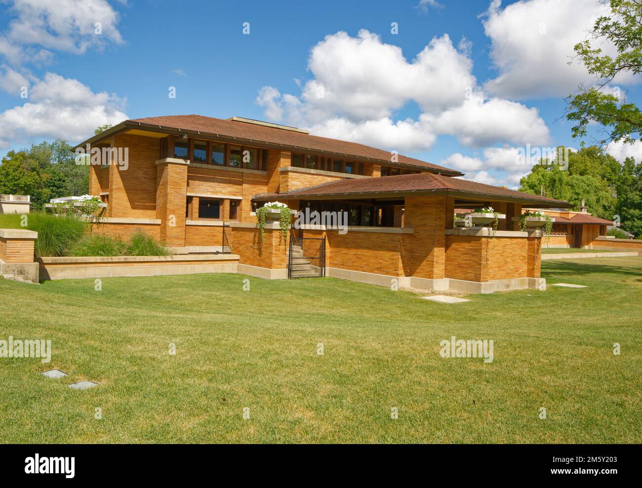 The landmark Martin House Complex is considered one of Frank Lloyd ...