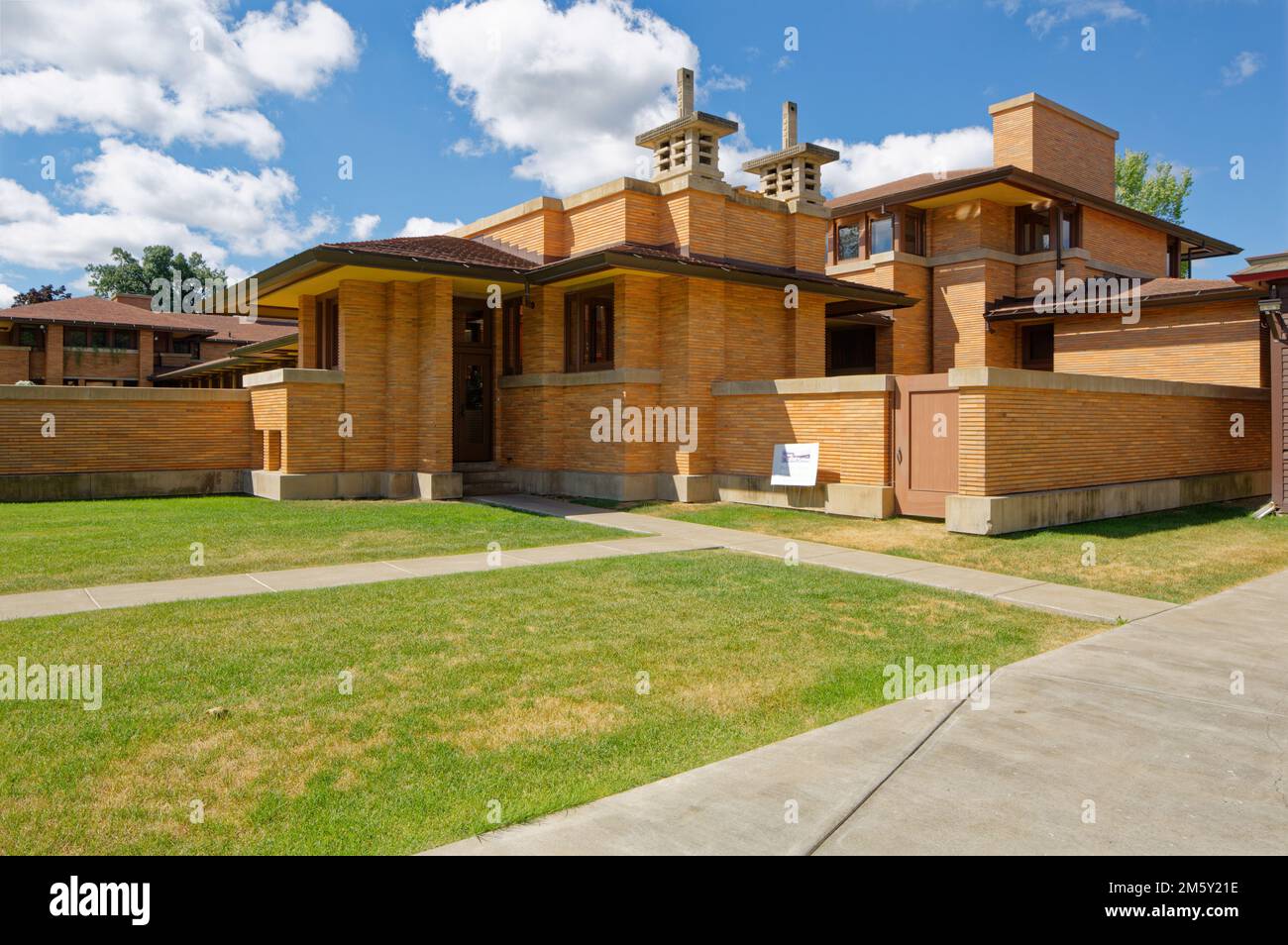 The landmark Martin House Complex is considered one of Frank Lloyd Wright’s finest residential ...