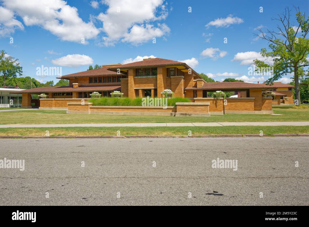 The landmark Martin House Complex is considered one of Frank Lloyd ...