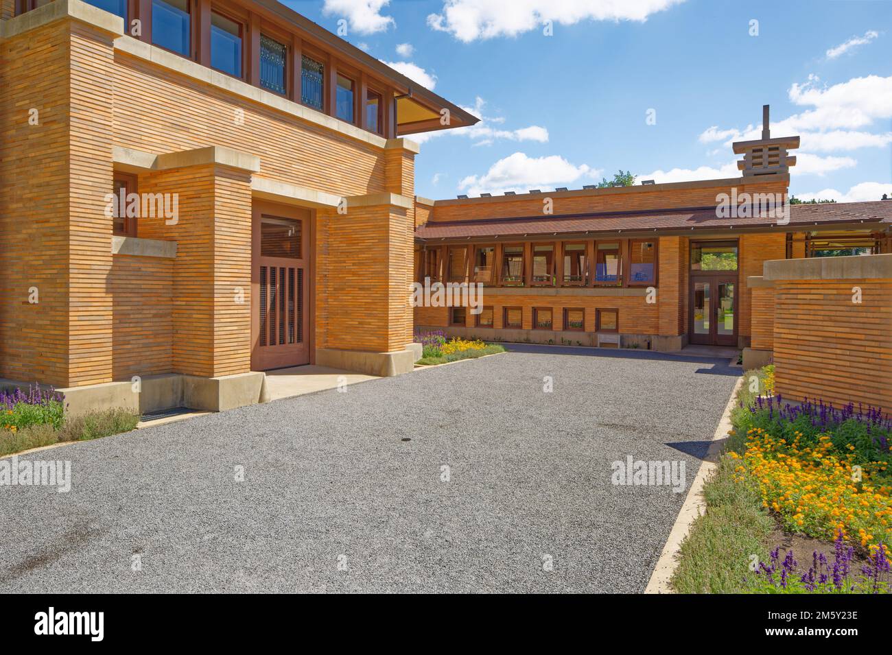 The landmark Martin House Complex is considered one of Frank Lloyd ...