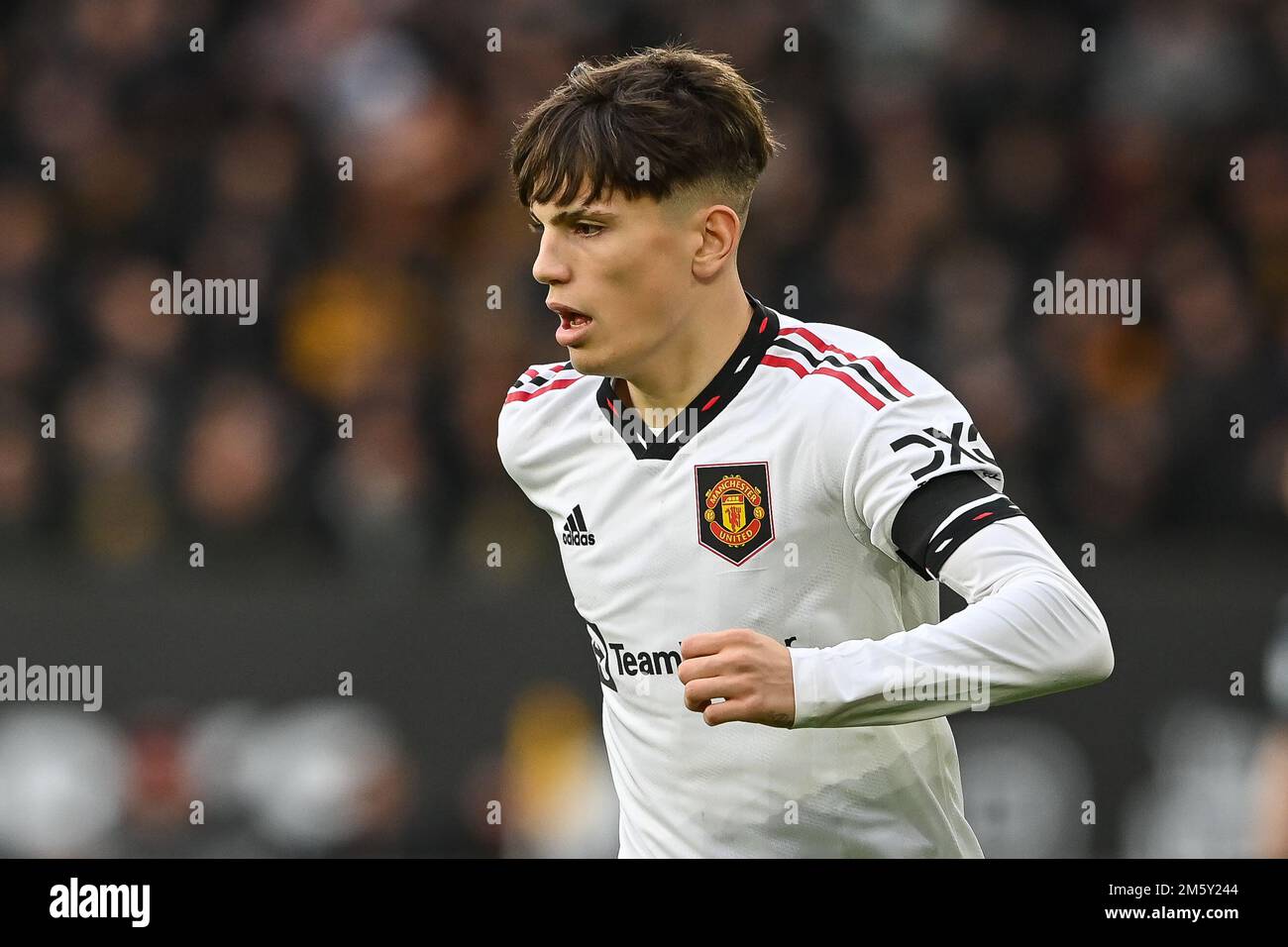 Wolverhampton, UK. 31st Dec 2022. Alejandro Garnacho #49 of Manchester ...