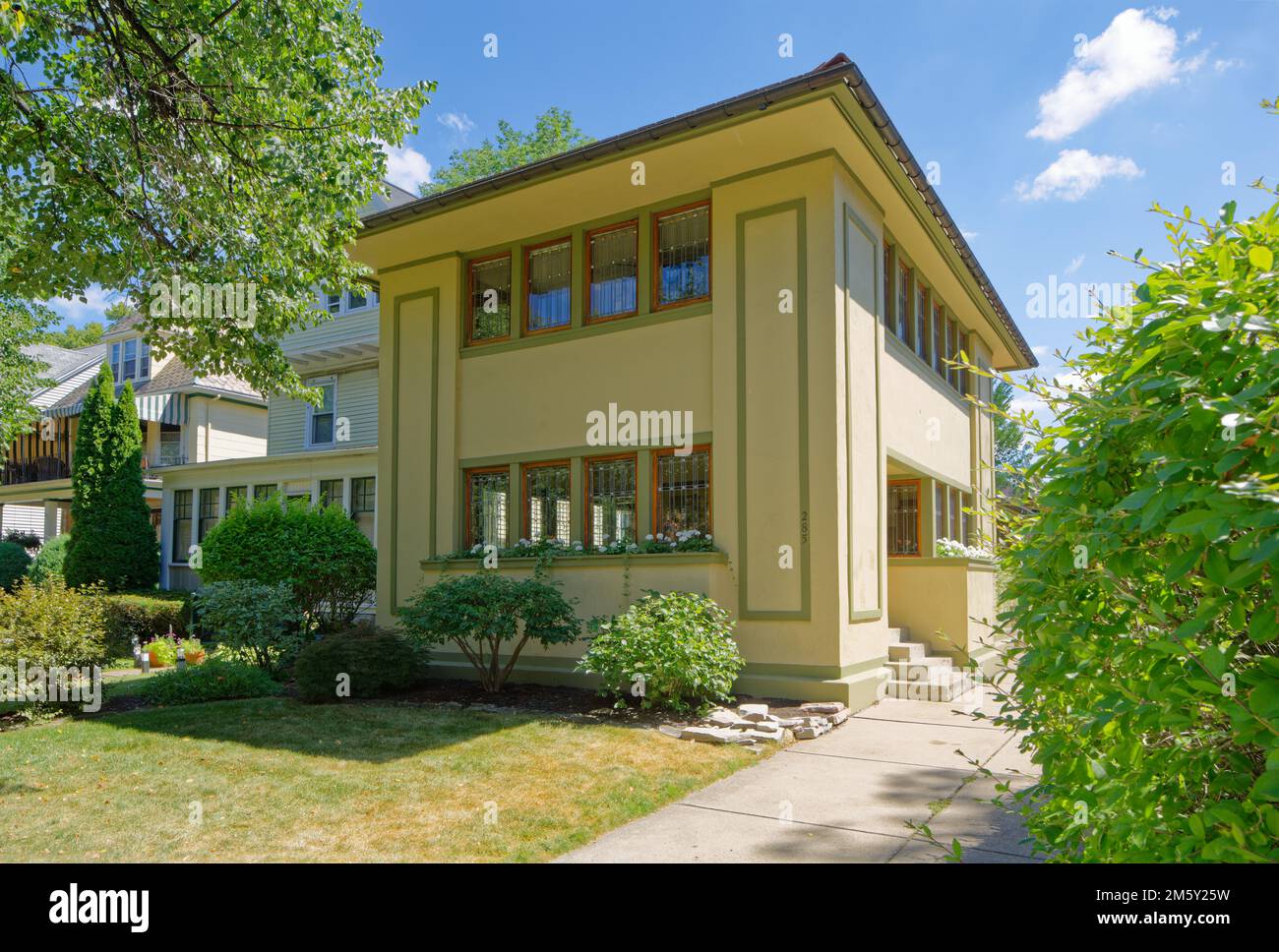 The landmark Martin House Complex is considered one of Frank Lloyd ...