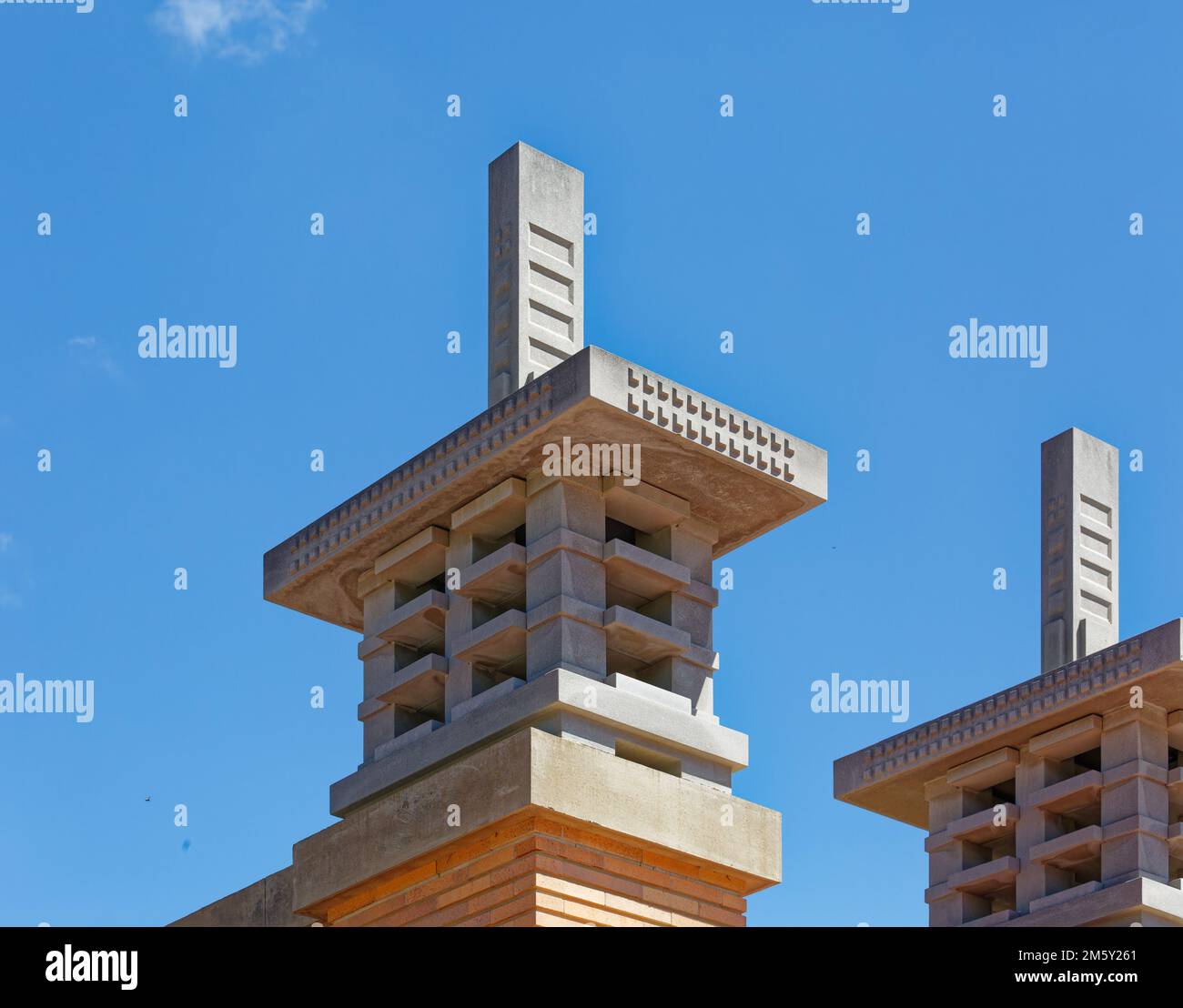 The landmark Martin House Complex is considered one of Frank Lloyd ...