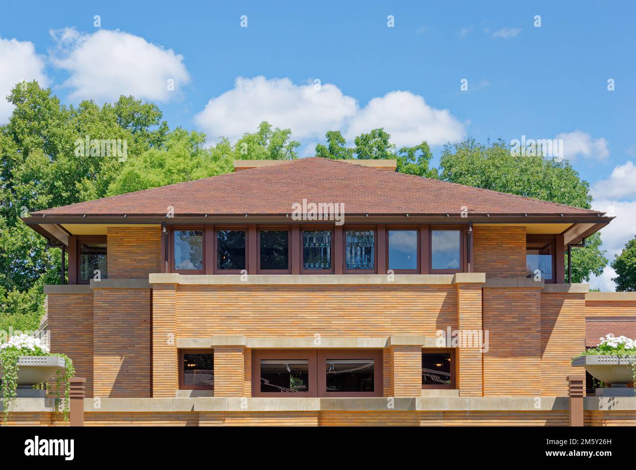 The landmark Martin House Complex is considered one of Frank Lloyd Wright’s finest residential ...
