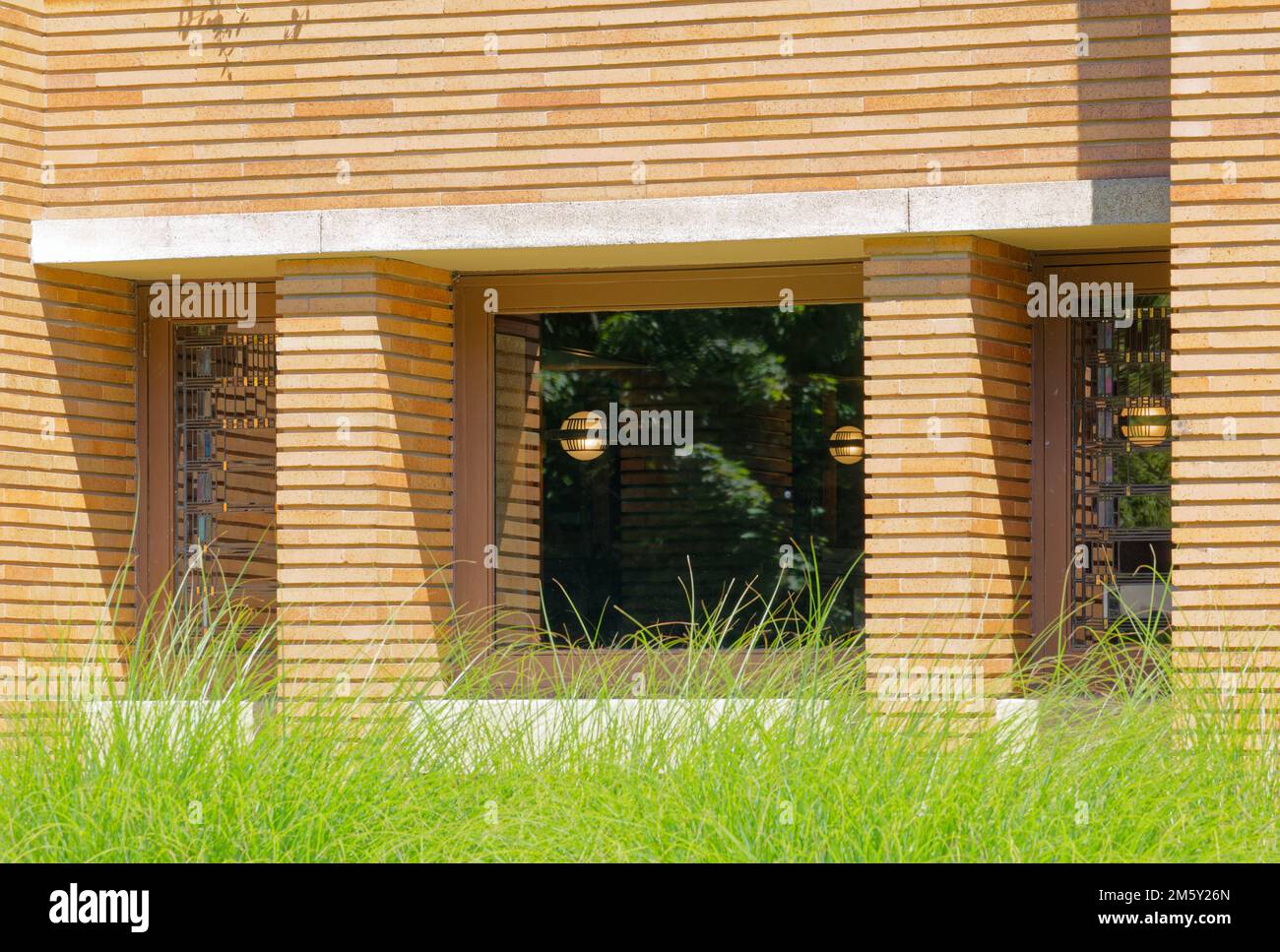 The landmark Martin House Complex is considered one of Frank Lloyd ...