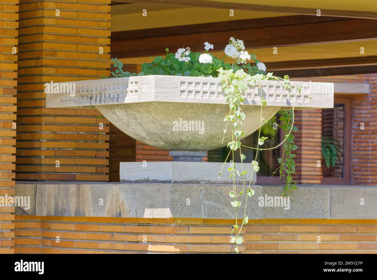 The landmark Martin House Complex is considered one of Frank Lloyd ...